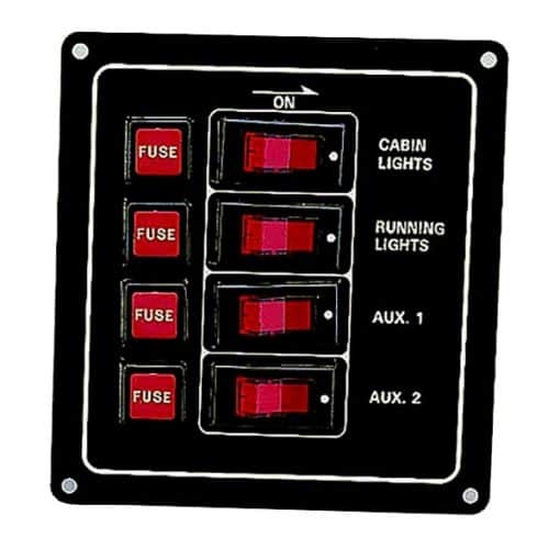 AAA 4 Gang Switch Panel
