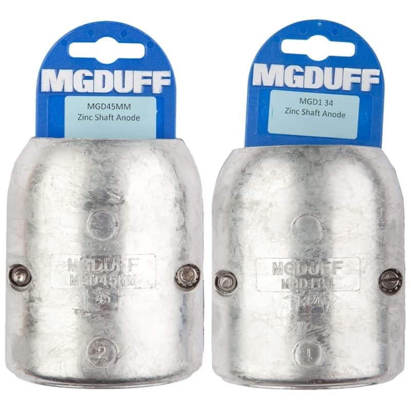 Zinc Shaft & Propeller Anodes, MG Duff At Marine Super Store