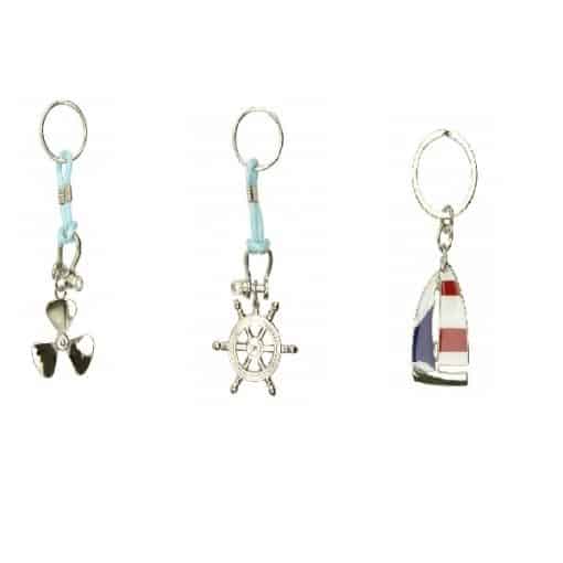 Beach Hut Keyring