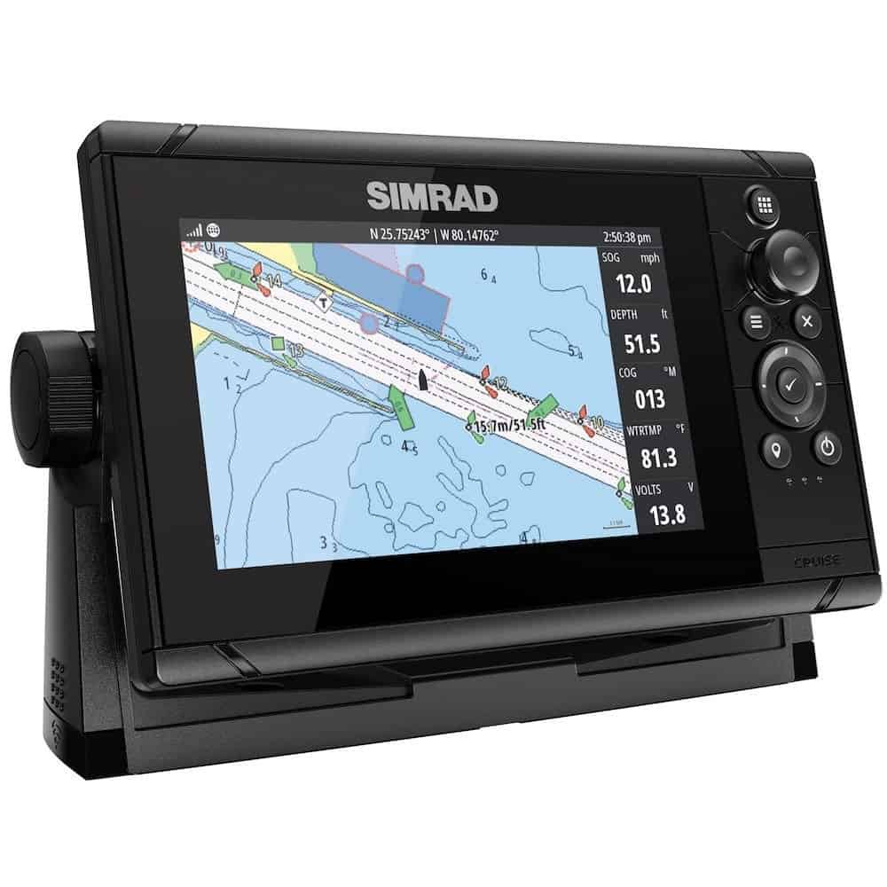 Simrad Cruise 7 - 7" Chartplotter Sonar with Transom Transducer