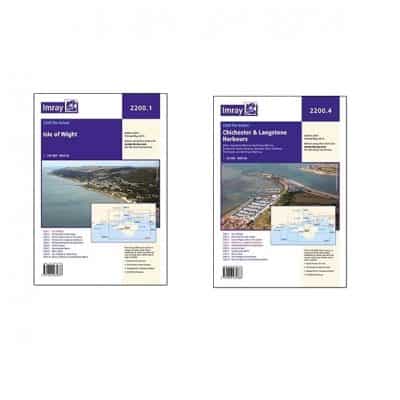 Solent Buoy Racer Guide - folded, laminated chart showing Solent racing ...