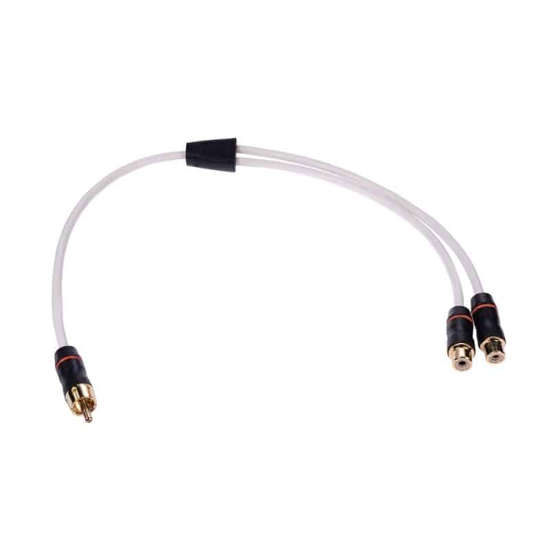 Fusion Male to Dual Female RCA Splitter Cable : Buy Your Splitter Today