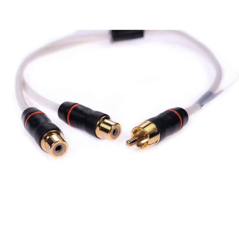 Fusion Male to Dual Female RCA Splitter Cable : Buy Your Splitter Today