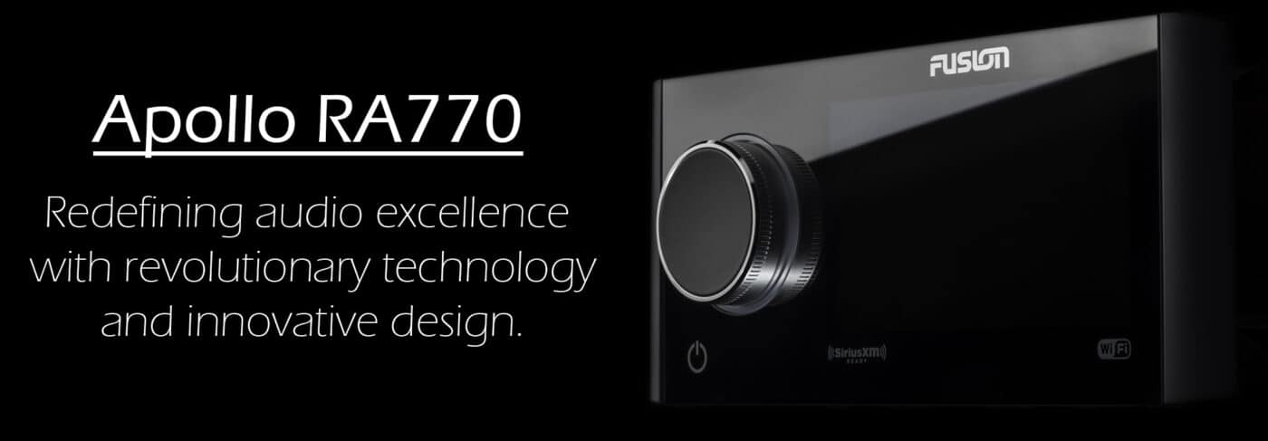 Fusion Apollo RA770 Touchscreen Marine Stereo
