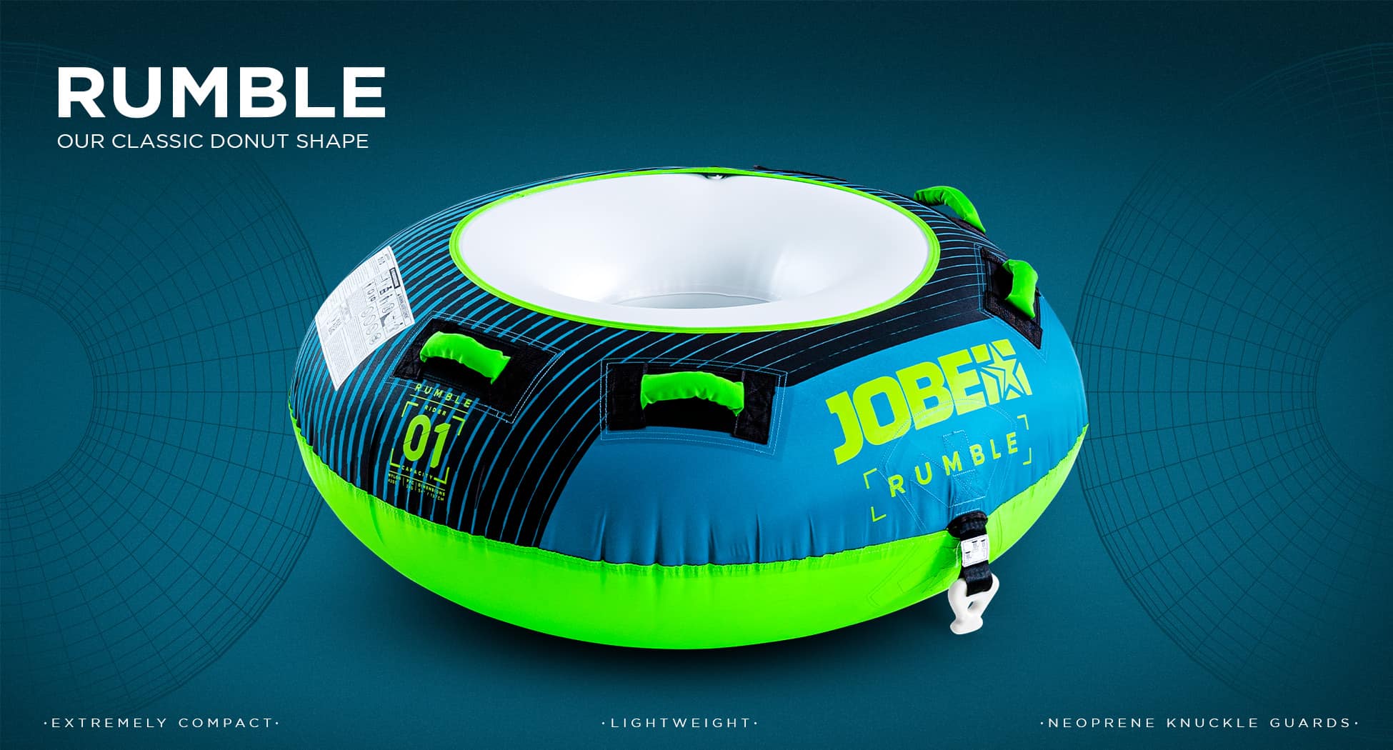 Jobe Rumble Teal Package