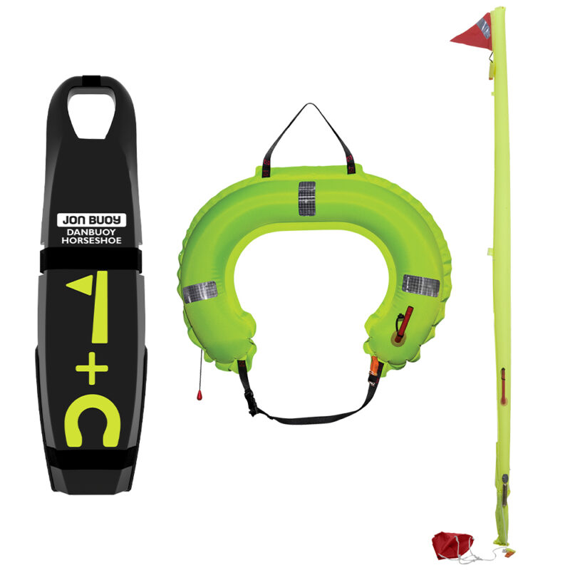 Ocean Safety Jonbuoy Danbuoy & Horseshoe - Marine Super Store
