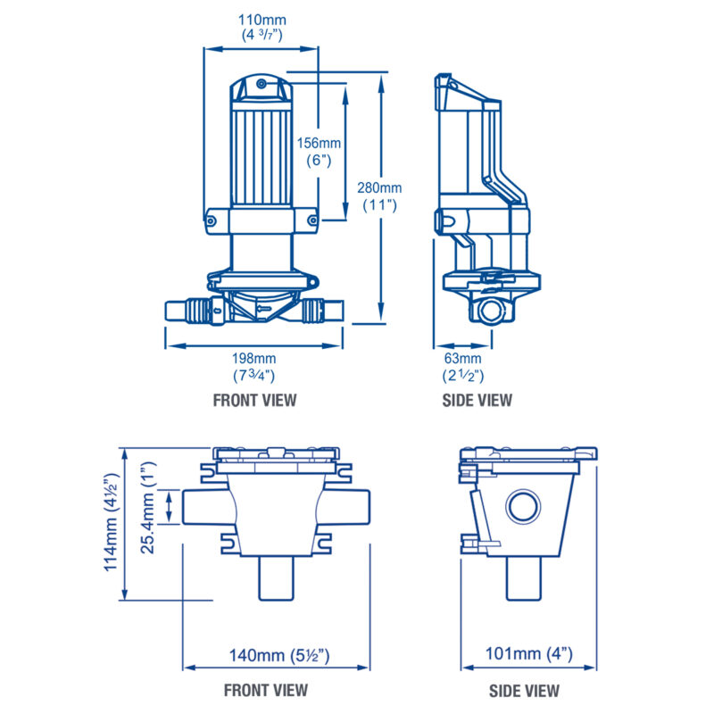 Whale Manifold IC Pump 12V WM8284 - Marine Super Store