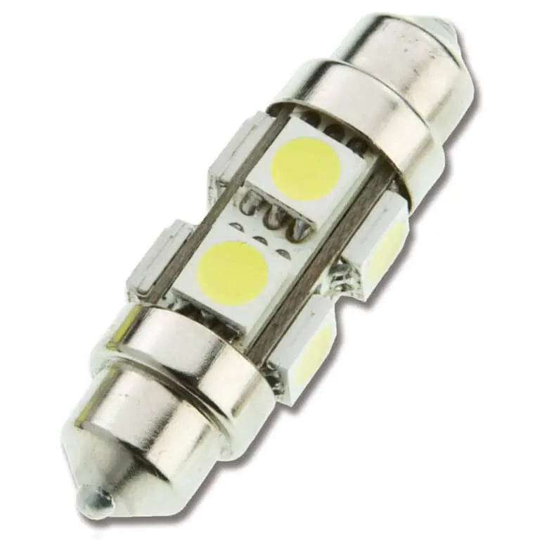 Trem LED Torpedo Festoon Bulb Warm - 39mm Pack of 2