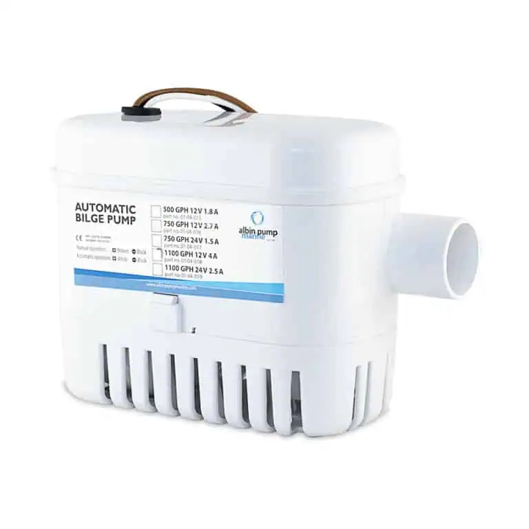 Albin Automatic Submersible Bilge Pump 1100 GPH - 24V