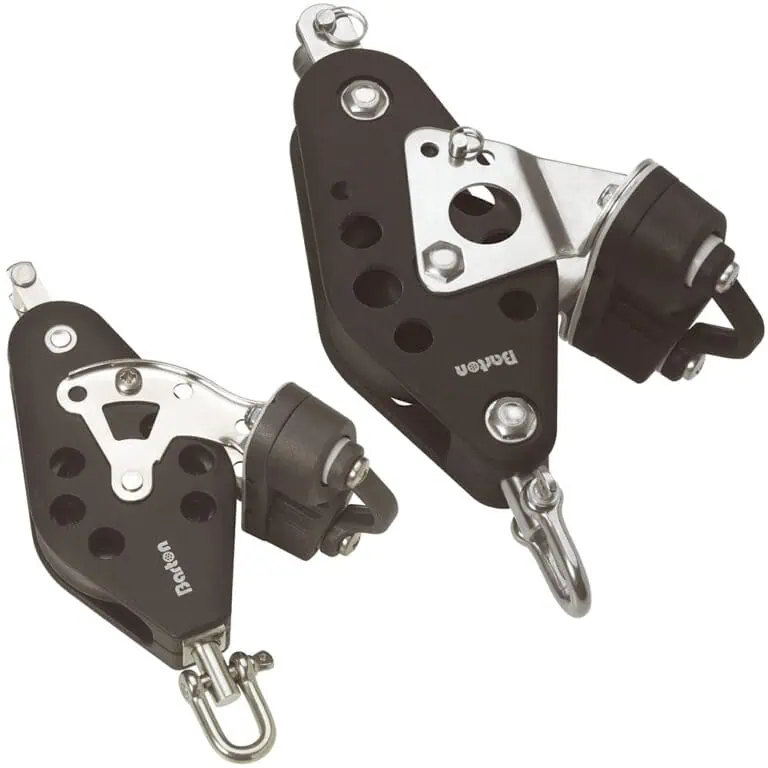 Barton Block Fiddle Swivel Becket and Cam