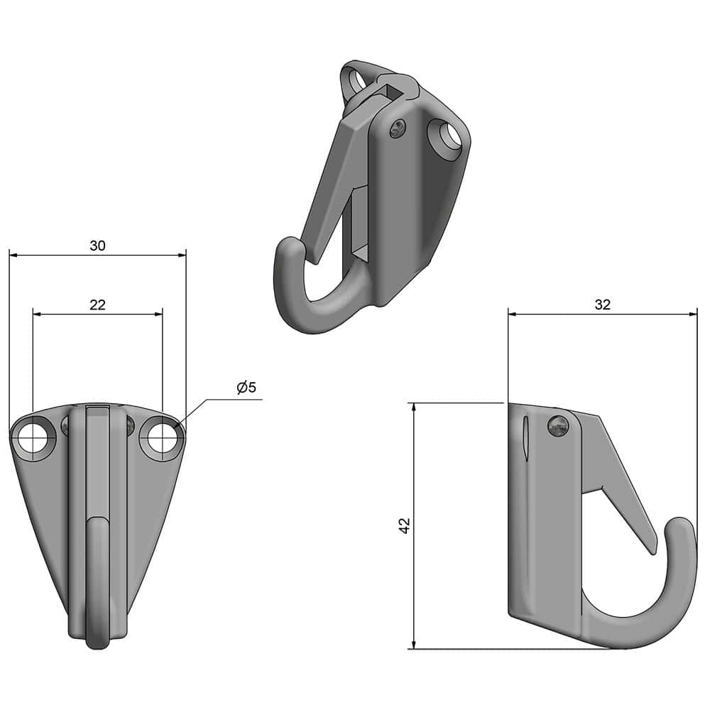 Roca Marine Fender cleat